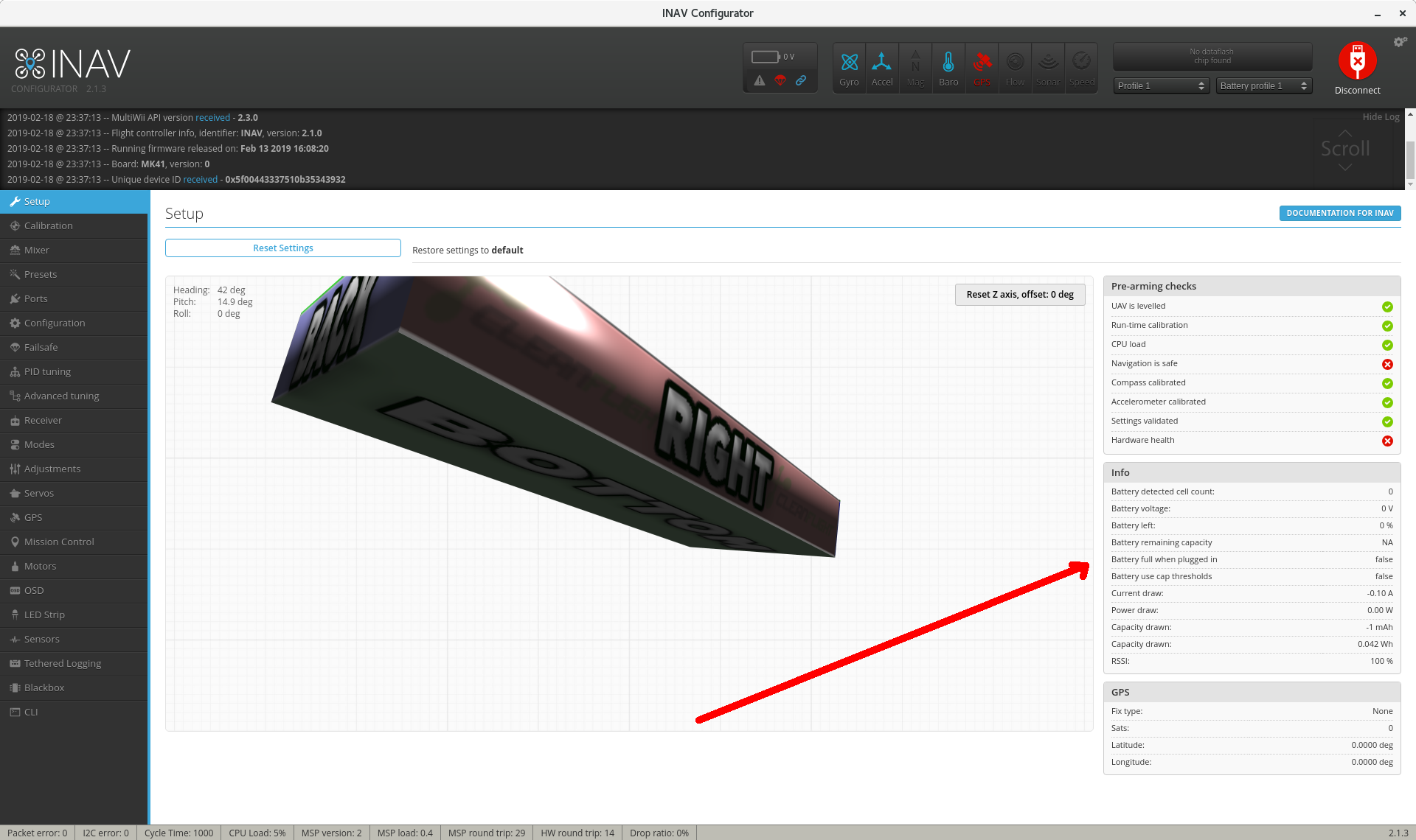 How to get Feedback for Stick Command Battery Profile Selection · Issue ...