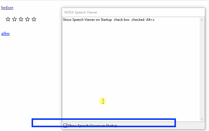 Rating component on swipe gesture reads the ariaLabelFormat text but does not change fill color ...