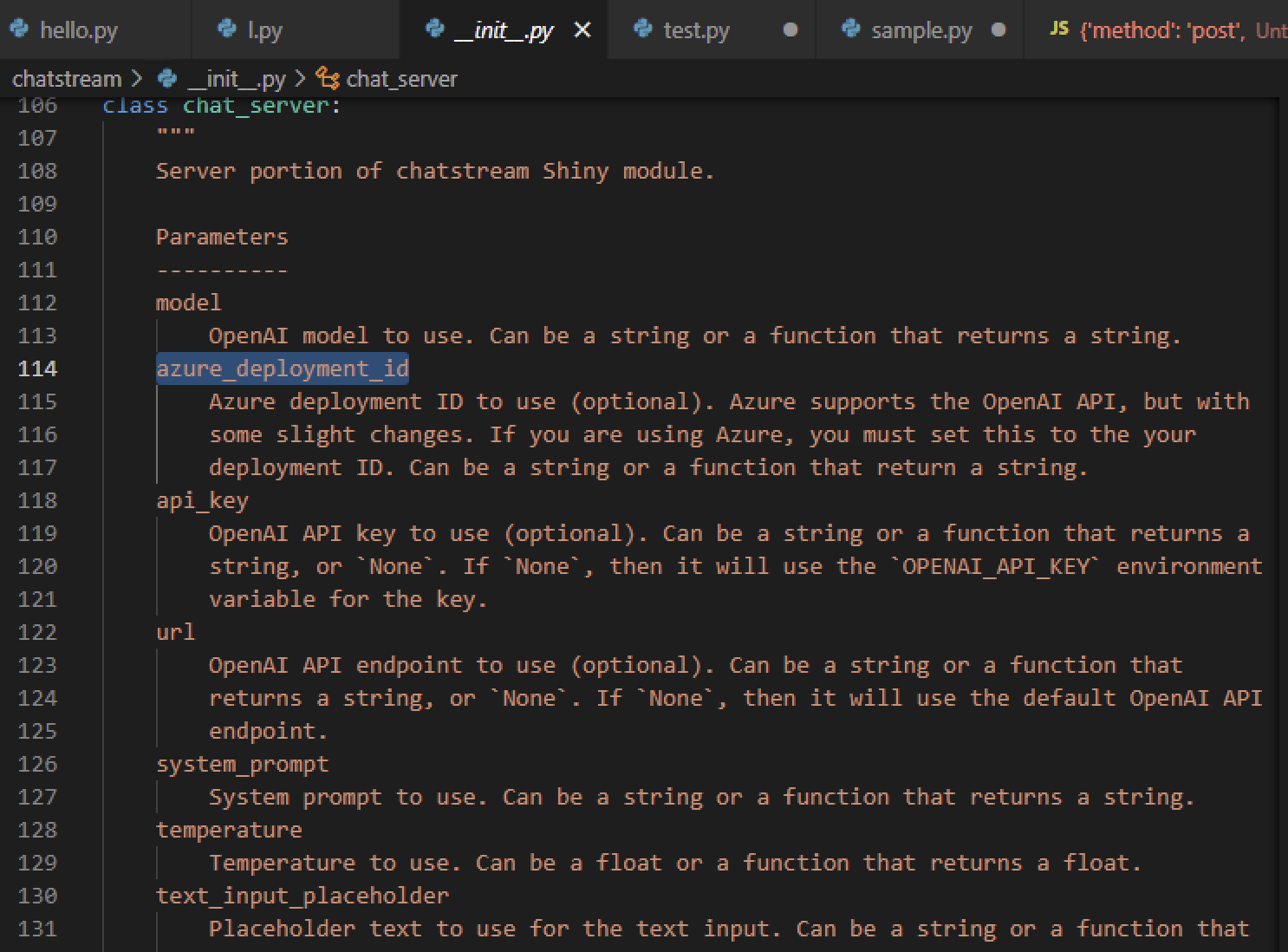 Use of Azure endpoints? · Issue #8 · wch/chatstream · GitHub