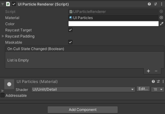 Error when using particle noise: Mesh '[UIParticleRenderer] Combine Instance Mesh': abnormal ...