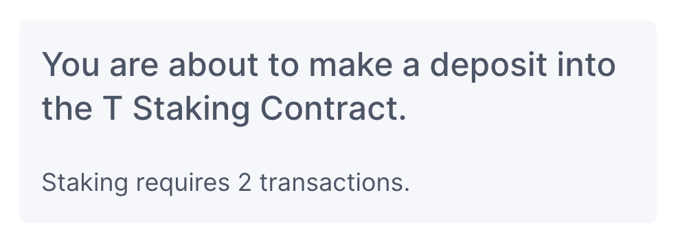"Staking requires 2 transactions" even if the approval is already done · Issue #285 · threshold ...