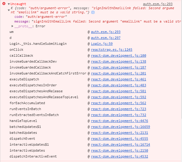 Email Link Authentication does not take in Action Code Settings · Issue ...
