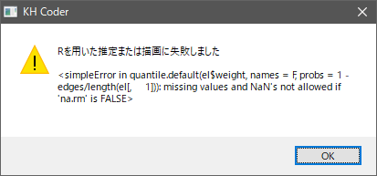 共起ネットワーク（語 ― 外部変数・見出し）のエラー · ko-ichi-h khcoder · Discussion #824 · GitHub