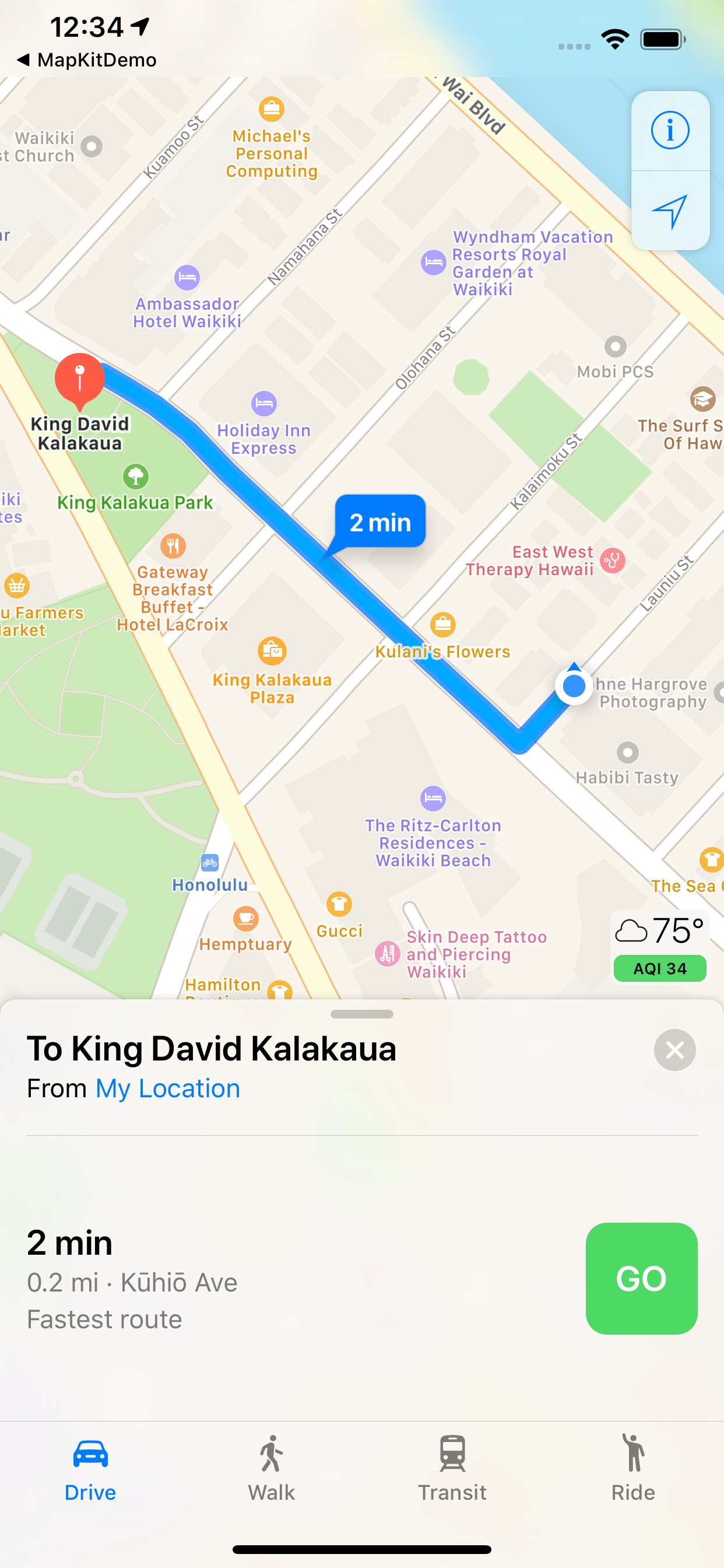 GitHub - lifeofmrparmar/MapKitDemo: MapKit framework to display real-world Points.