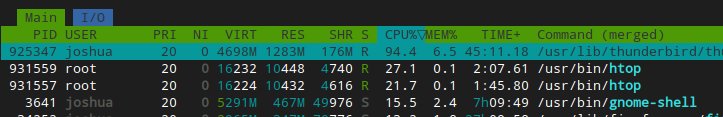 htop 3.2.2 itself using a lot of CPU (20+%) · Issue #1211 · htop-dev/htop · GitHub