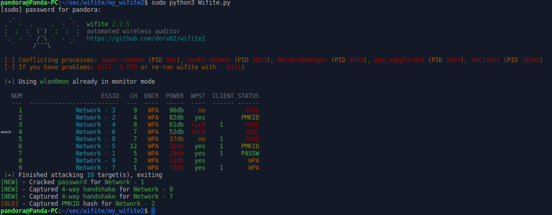 [Discussion] Improved & minified output · Issue #165 · derv82/wifite2 · GitHub