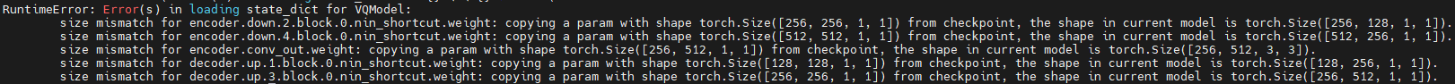 Mismaching Values For Vqgan Statedict · Issue 21 · Lth14mage · Github 3266