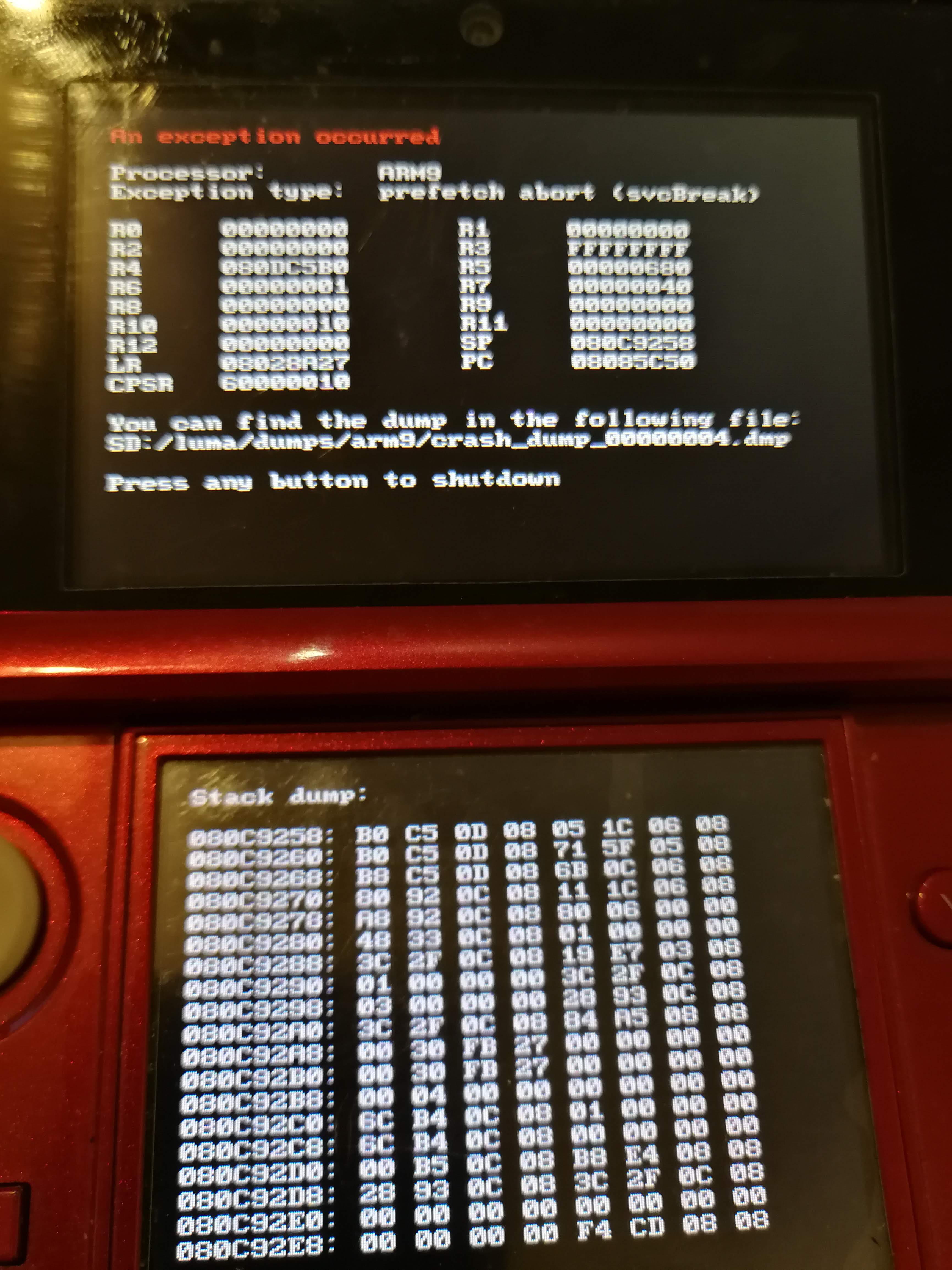 old 3ds crashes after close some gameboy backup installed · Issue #1365 ...