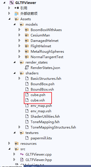 I Turned Tutorial02 The Two Shaders In The Cube Tutorial Were Ported To The Gltfviewer Demo