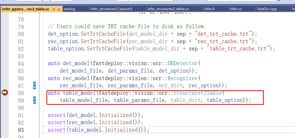 使用fastdeploy在win64环境下做table推理崩溃 · Issue 1992 · Paddlepaddlefastdeploy · Github 8881