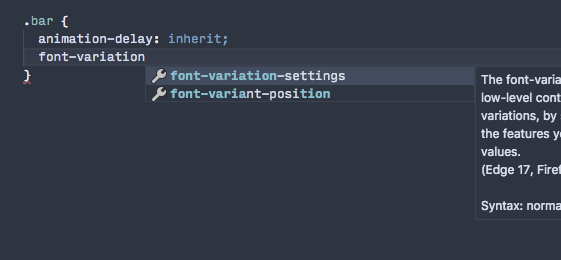 [css] CSS fonts module level 4 support · Issue #46365 · microsoft ...