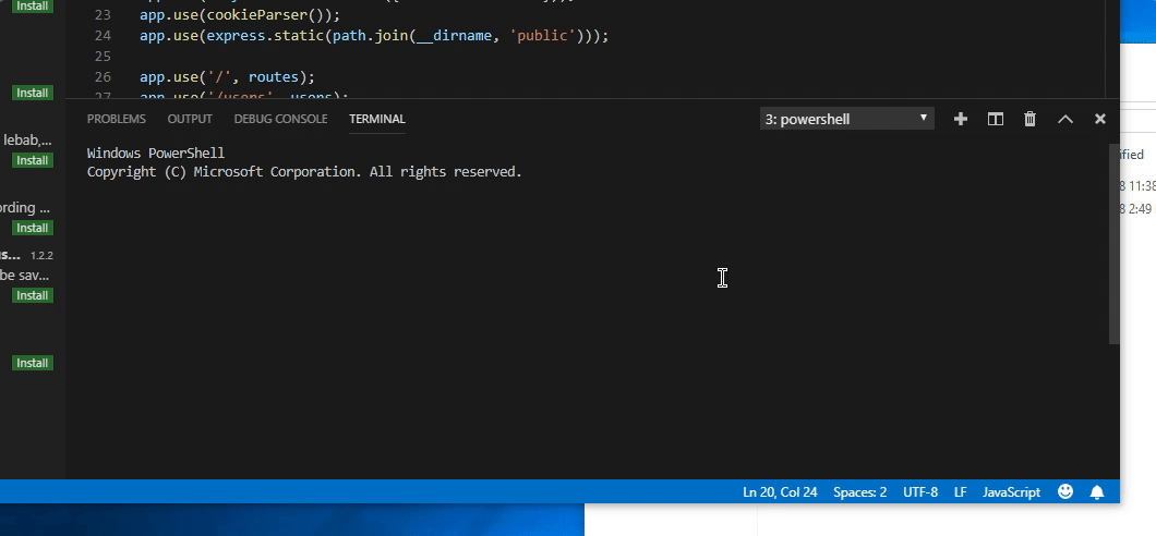 Terminal not rendered correctly on Windows · Issue #64910 · microsoft ...