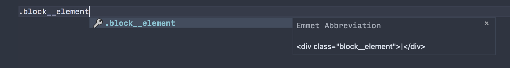 BEM expansion settings · Issue #68497 · microsoft/vscode · GitHub