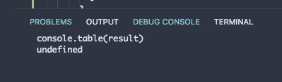 Support console.table(...) in REPL · Issue #44926 · microsoft/vscode · GitHub