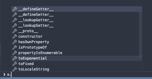 Debug Console: Completion preceded by hidden properties with __ · Issue ...