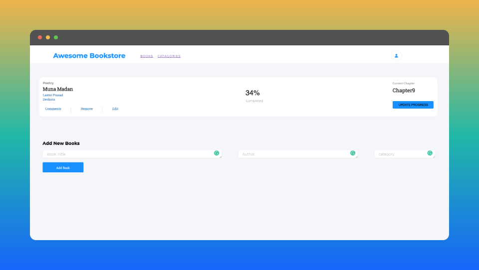 GitHub - Krishnabot/BookStore: A Minimalist Book Strore CMS app to manage old book store by ...