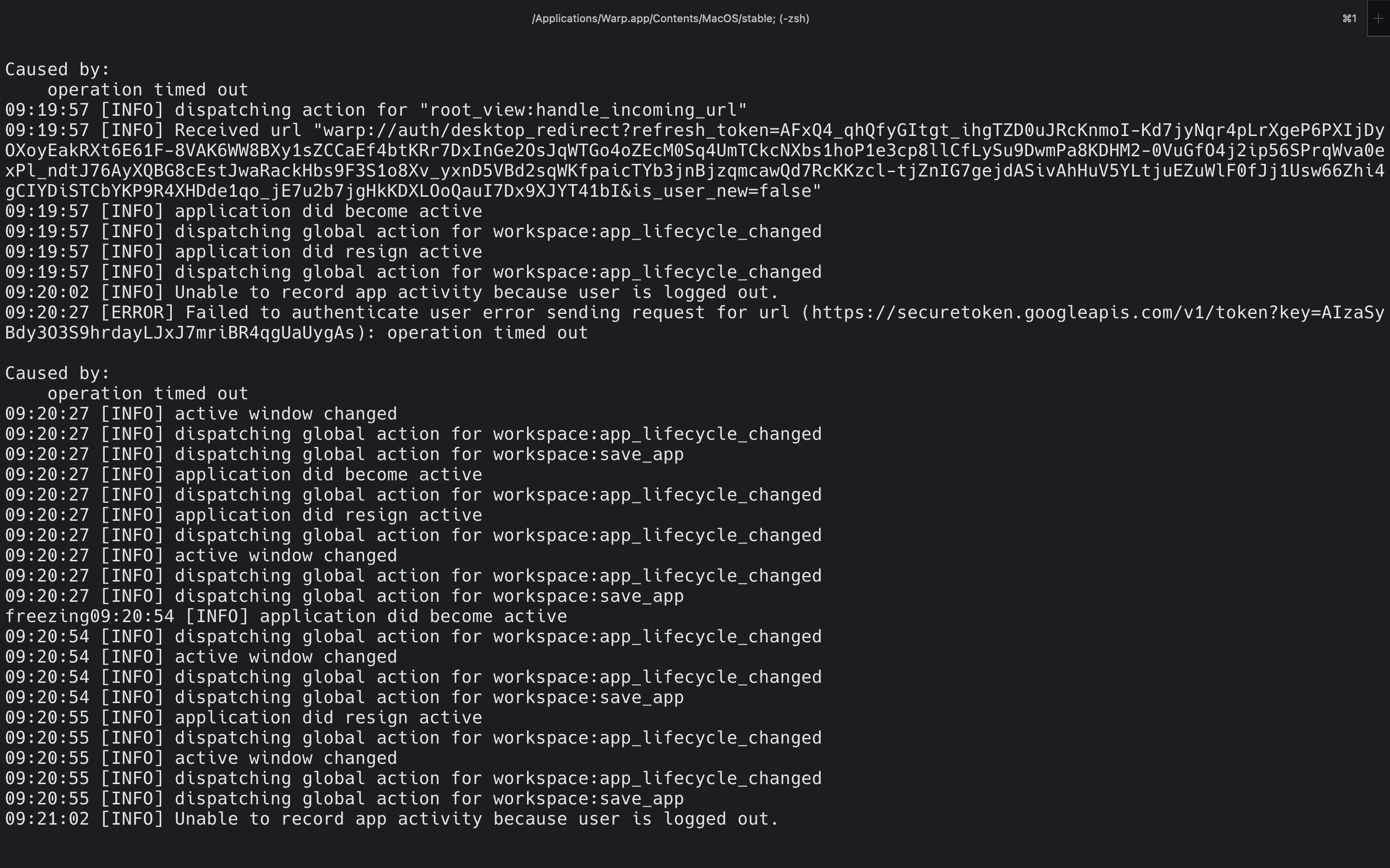 Warp doesn't follow system proxy · Issue #581 · warpdotdev/Warp · GitHub