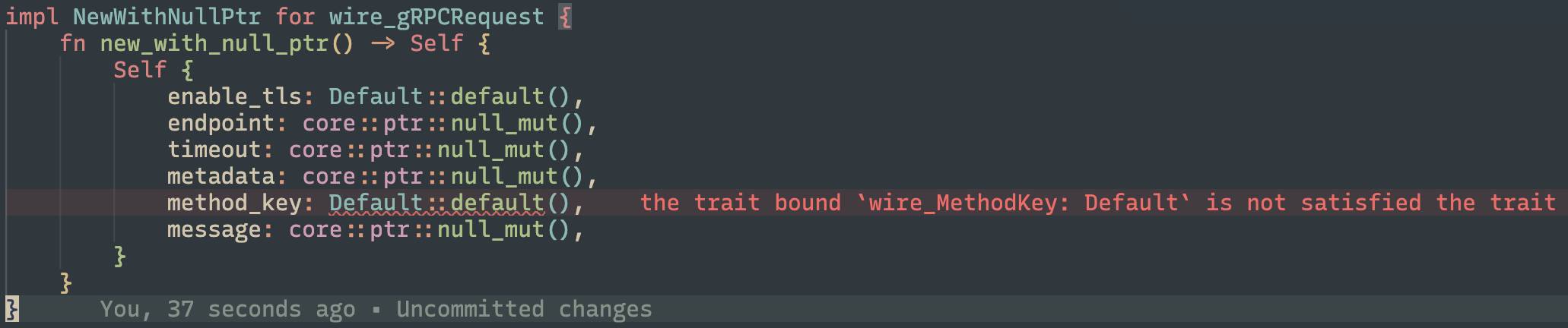 why does the frb require the "Default" trait bound? · Issue #548 · fzyzcjy/flutter_rust_bridge ...