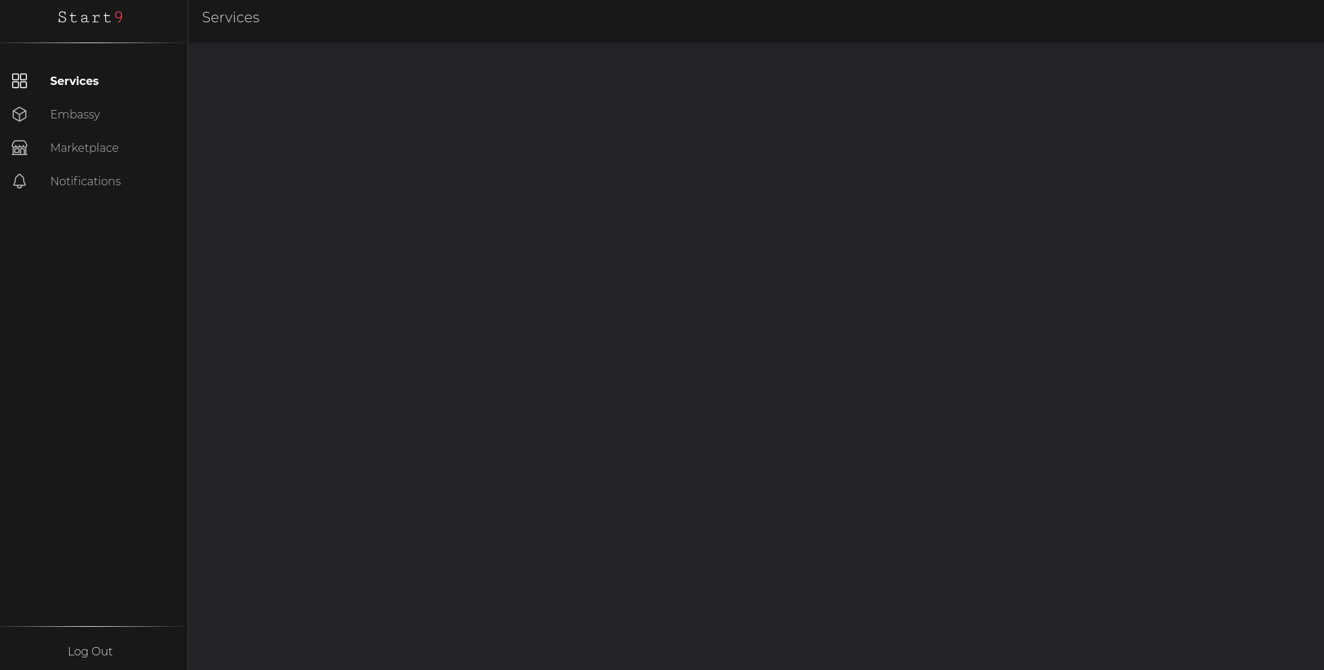 Marketplace link does not appear in service list page unless it initially loads with no services ...