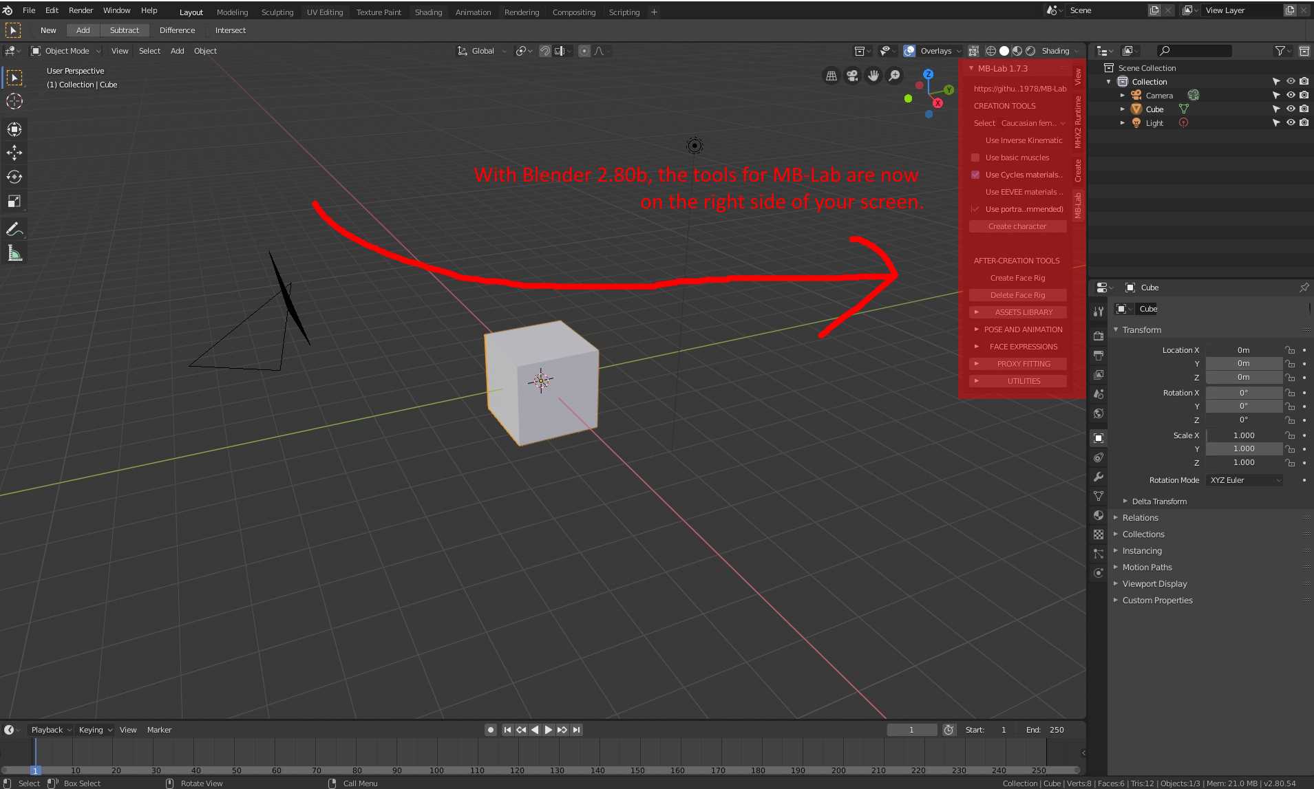 Quick startup for noobs · Issue #108 · animate1978/MB-Lab · GitHub