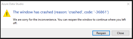 Notebooks hang/crash · Issue #24041 · microsoft/azuredatastudio · GitHub