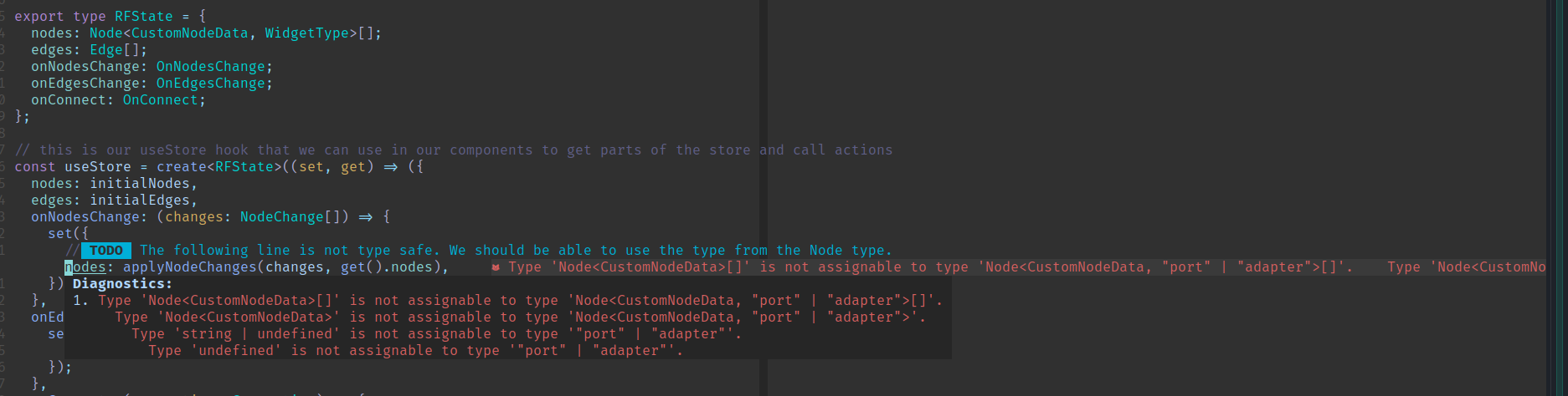 Missing Generic Node type in `applyNodeChanges` · Issue #3030 · xyflow/xyflow · GitHub