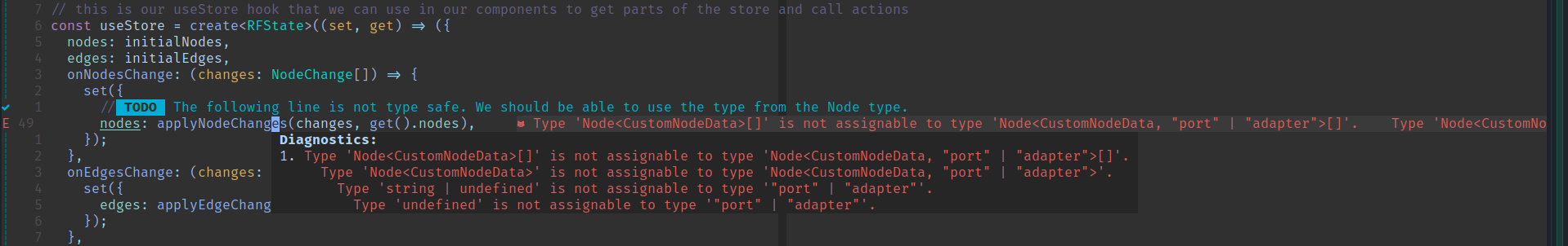 Missing Generic Node type in `applyNodeChanges` · Issue #3030 · xyflow/xyflow · GitHub
