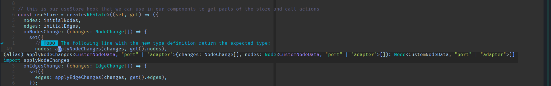 Missing Generic Node type in `applyNodeChanges` · Issue #3030 · xyflow/xyflow · GitHub