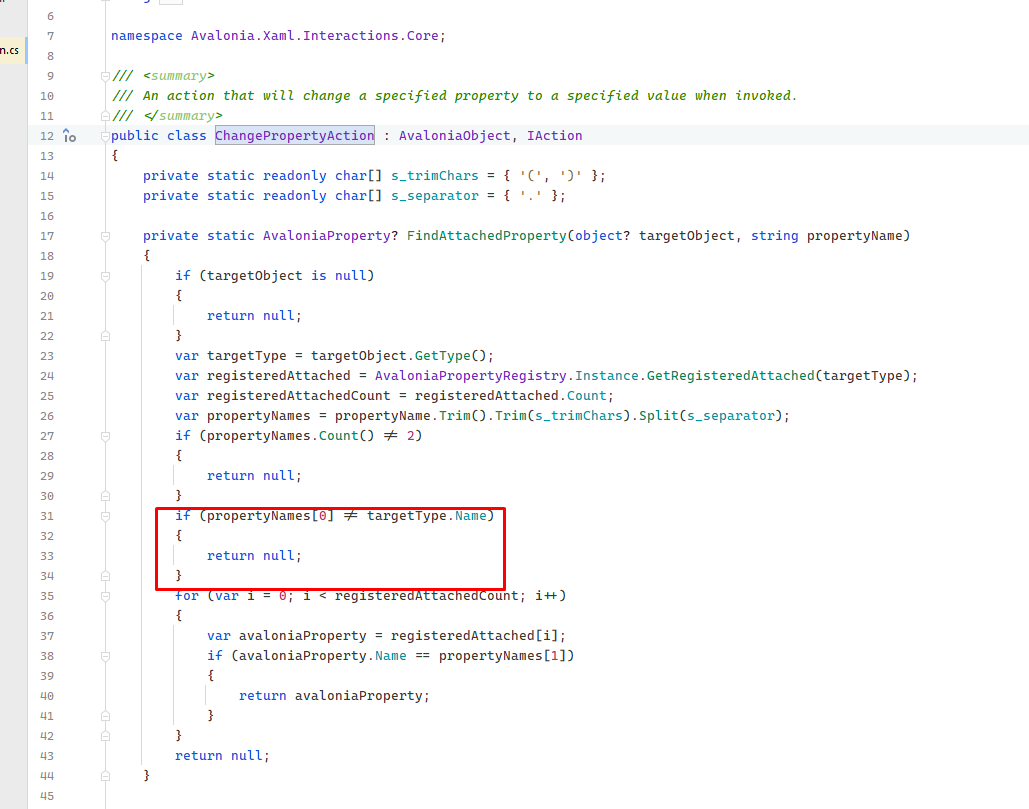 Avalonia.Xaml.Interactions.Core.ChangePropertyAction Bug · Issue #7686 ...