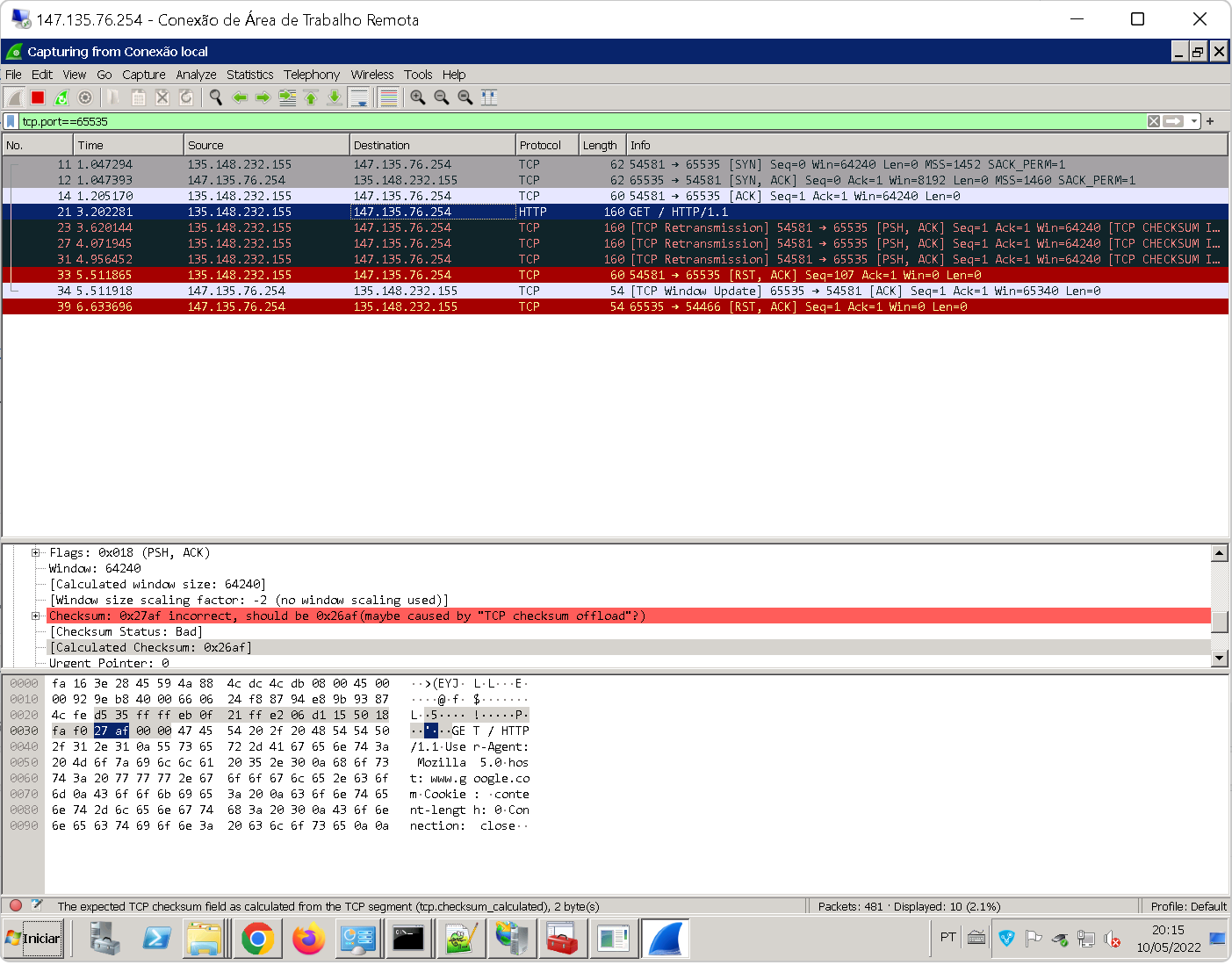 Tcp Checksum Calculation Not Working When Bpfxdp Has Data · Issue 287 · Xdp Projectxdp