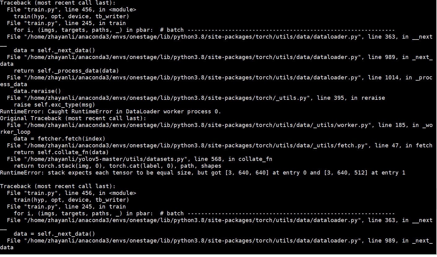Rectangular training got bug · Issue #842 · ultralytics/yolov5 · GitHub