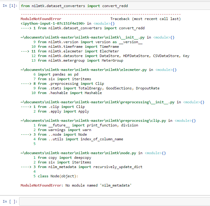 No module named 'nilm_metadata' · Issue #677 · nilmtk/nilmtk · GitHub