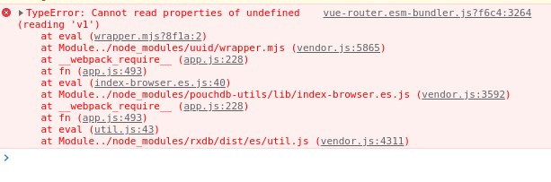 Error When Creating Rxdb Database · Issue 10964 · Quasarframeworkquasar · Github 