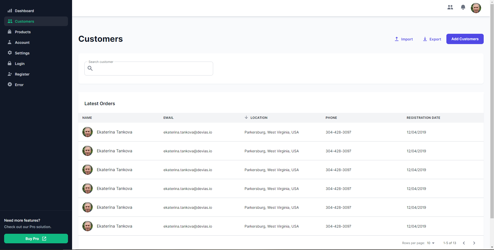 GitHub - opprtnt/dashboard: Адаптивная верстка дашборда