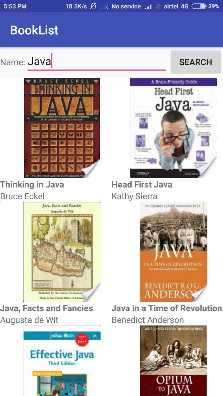 Github Praneethvankayalabooklist An Example App To Show How To Use Apis 