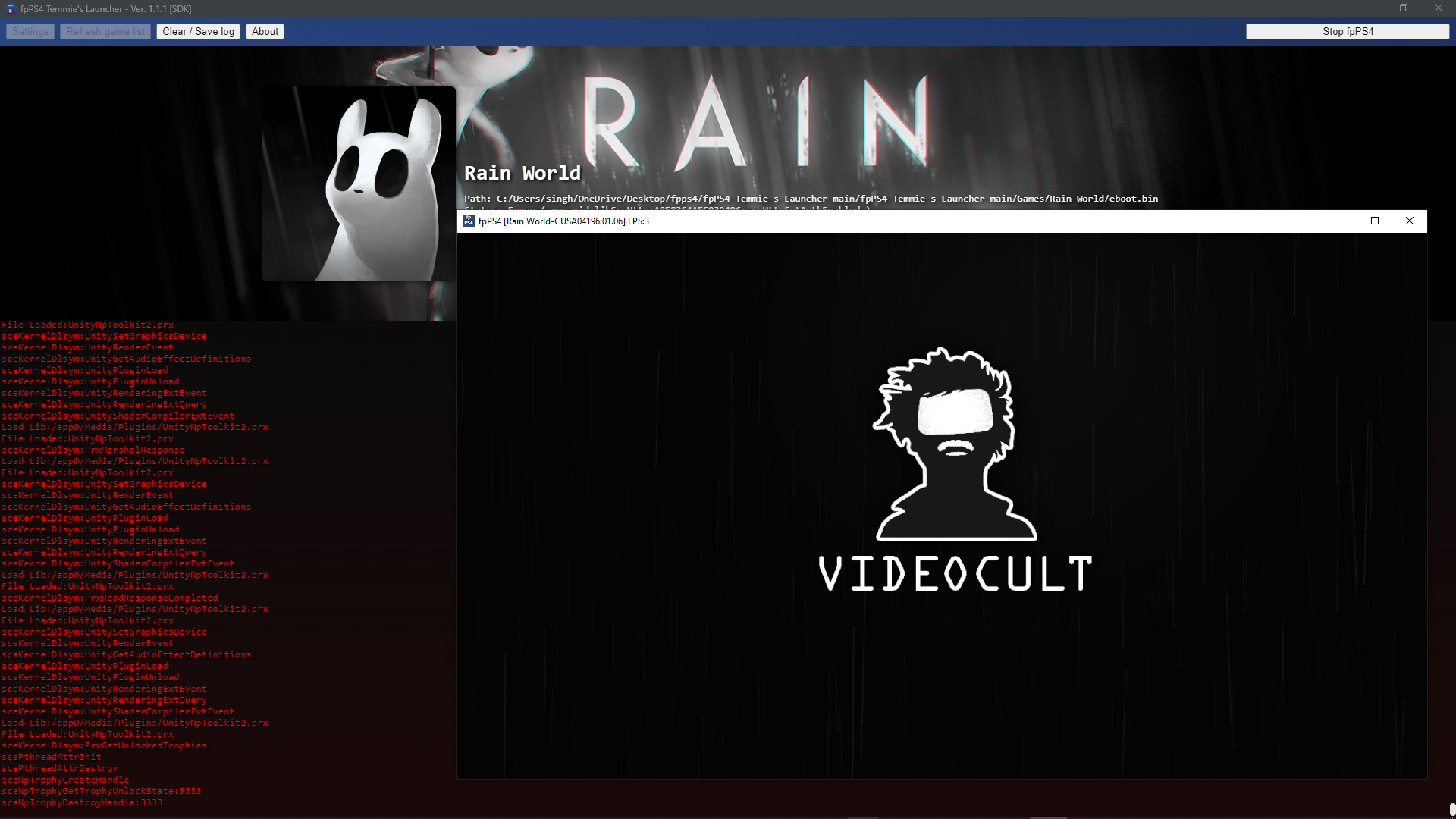Rain World - CUSA04196 · Issue #645 · red-prig/fpps4-game-compatibility · GitHub