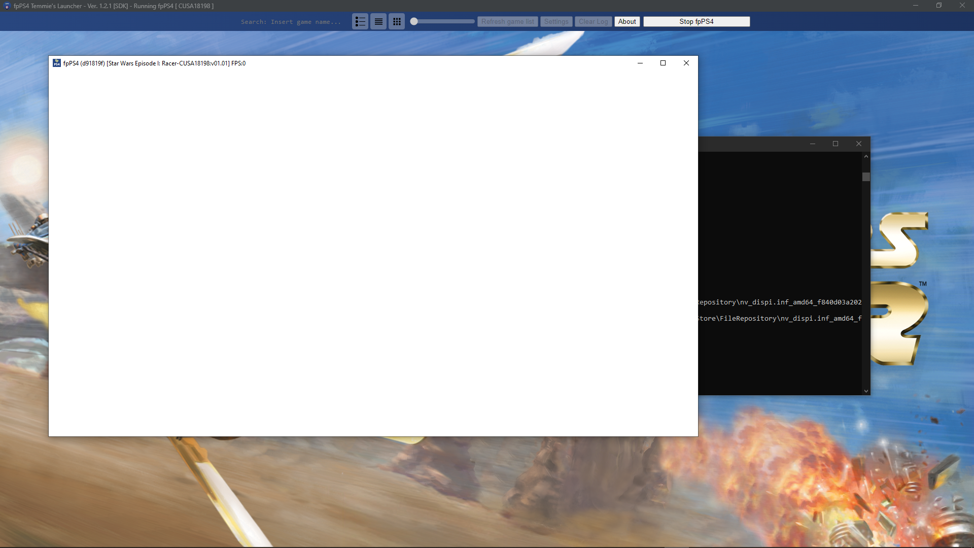 Star Wars Episode I: Racer - CUSA18198 · Issue #1138 · red-prig/fpps4 ...