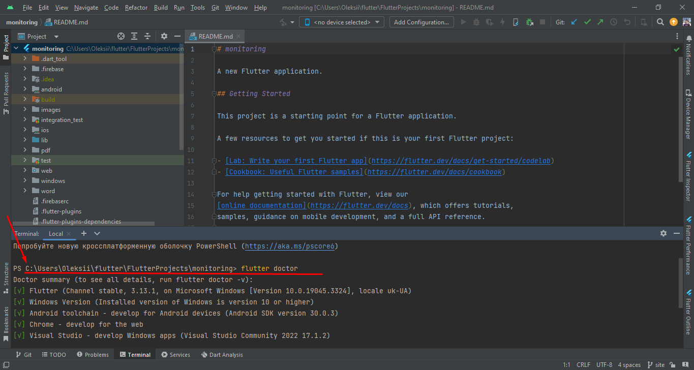 Flutter Doctor warns about different paths after upgrading from beta 3.5 to beta 3.6 · Issue ...