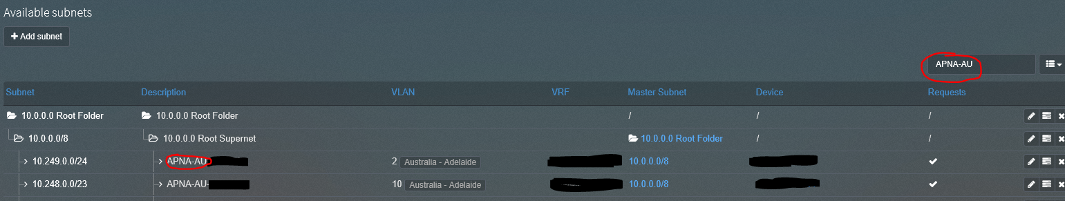 [BUG] Search Function issues in subnets page and partial matches · Issue #2131 · phpipam/phpipam ...