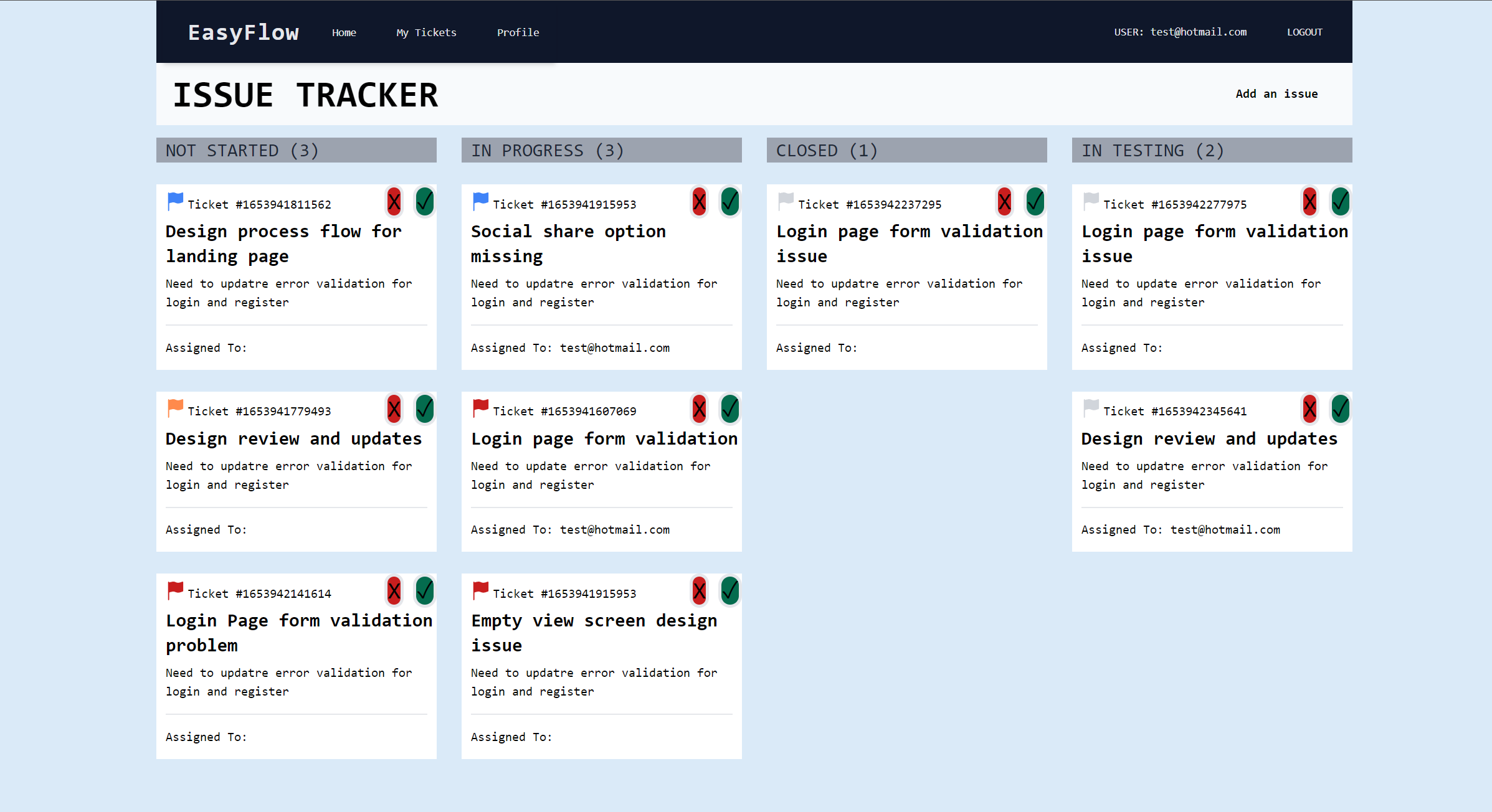 GitHub - Qrutz/issuetracker: CRUD Project in React, Tailwind, Firebase