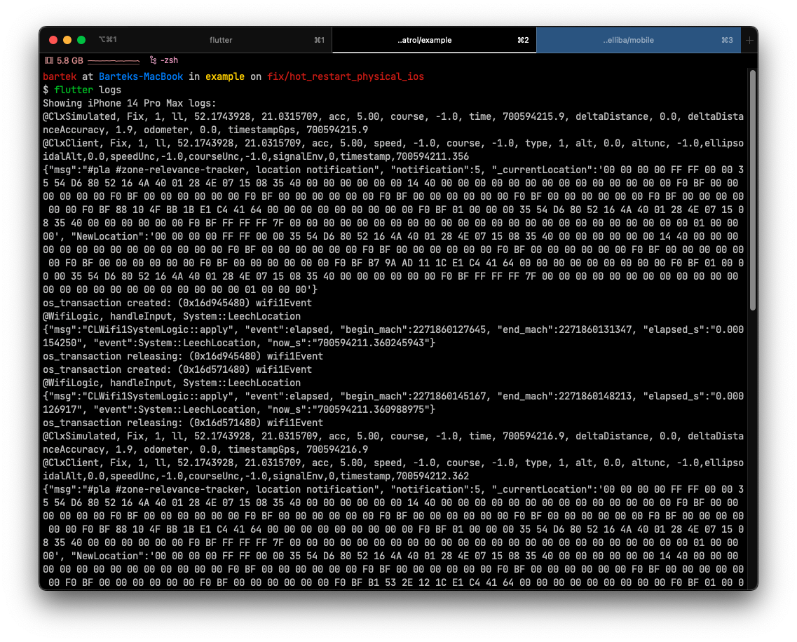 `flutter Logs` Outputs Very Verbose Logs On Ios Simulator · Issue 122727 · Flutterflutter · Github