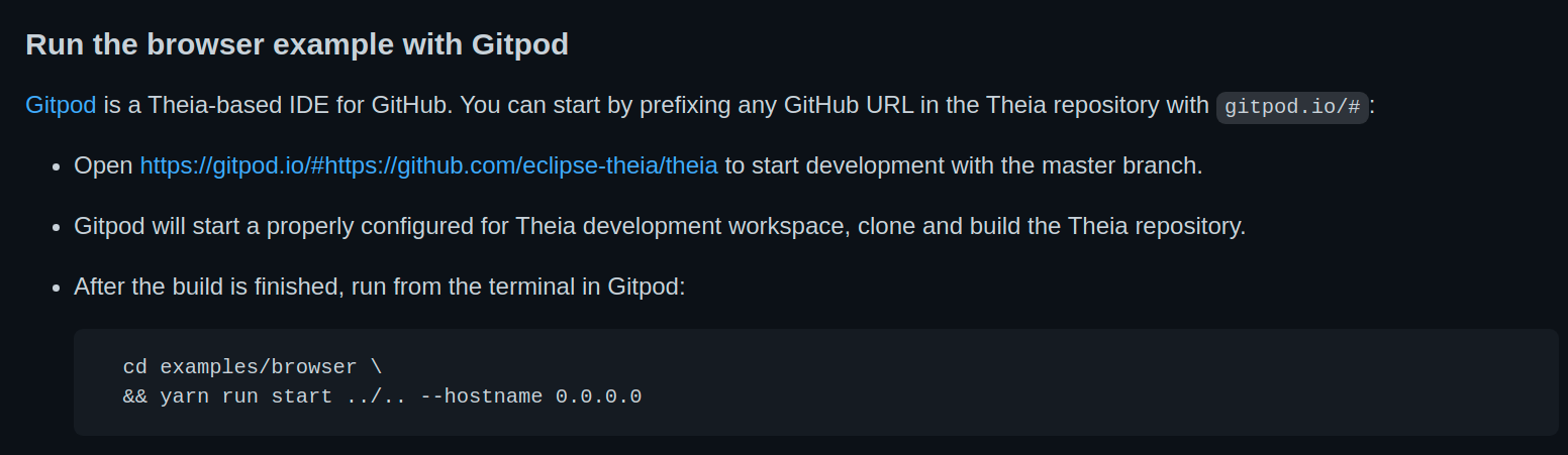Host own web instance - gitpod is going away · eclipse-theia theia · Discussion #9301 · GitHub