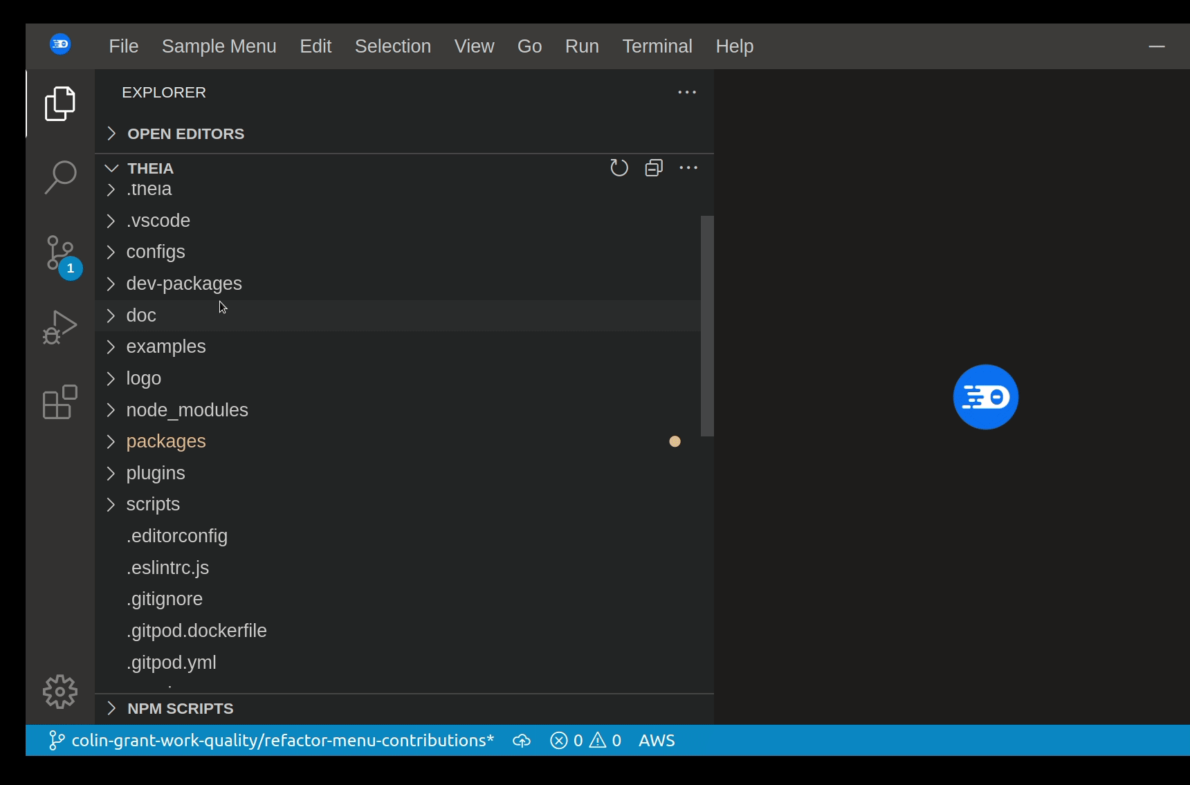 ui: minor visual push for active sidepanel tabs · Issue #11329 · eclipse-theia/theia · GitHub