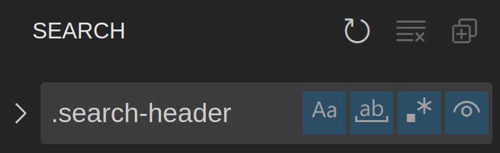 search-in-workspace: improve styling of the search options · Issue ... search-in-workspace: improve styling of the search options · Issue ...