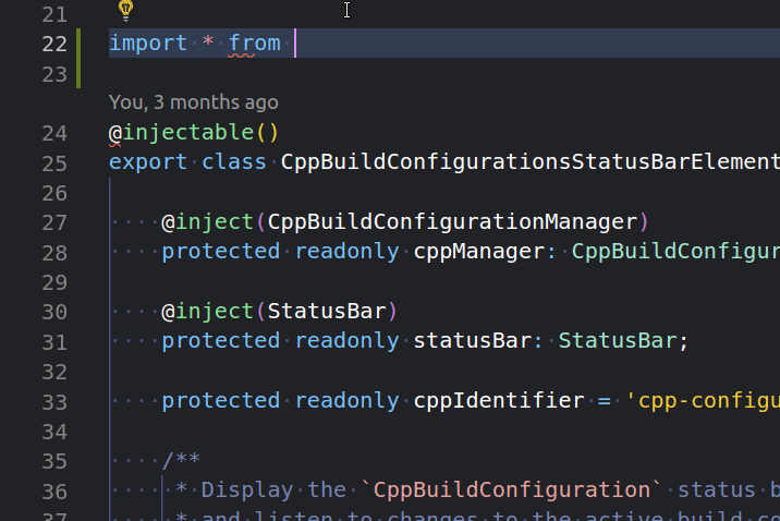 [editor] import auto-completion bug when selecting suggestion · Issue ...