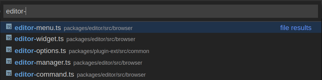 [file-search] remove separator border when no recent results are found · Issue #5547 · eclipse ...
