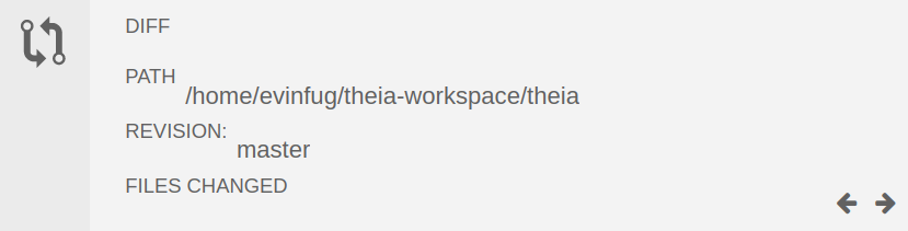[git diff] adjust the alignment of the git diff widget header details · Issue #5996 · eclipse ...