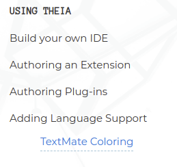 'TextMate' coloring category formatted inconsistently · Issue #56 · eclipse-theia/theia-website ...