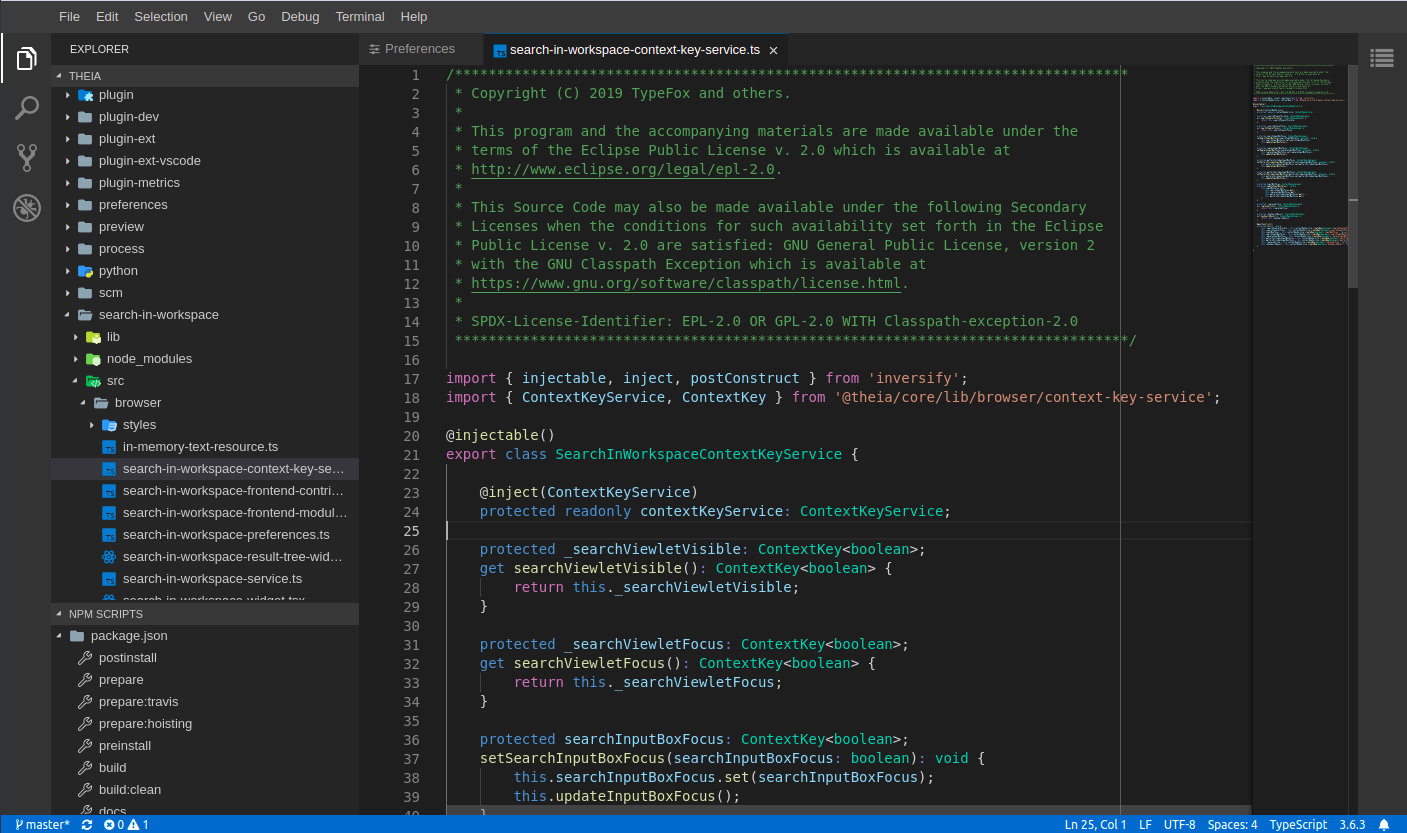 option to show line wrap marker · Issue #2643 · eclipse-theia/theia ...