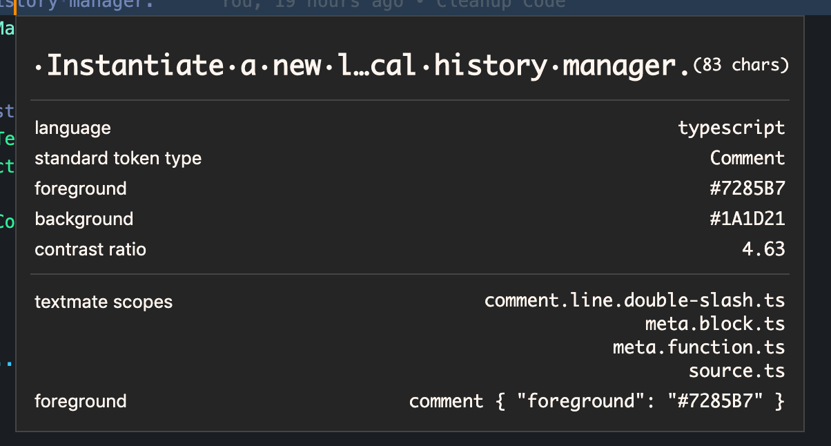 Add "Inspect TM scopes" command · Issue #7606 · eclipse-theia/theia ...